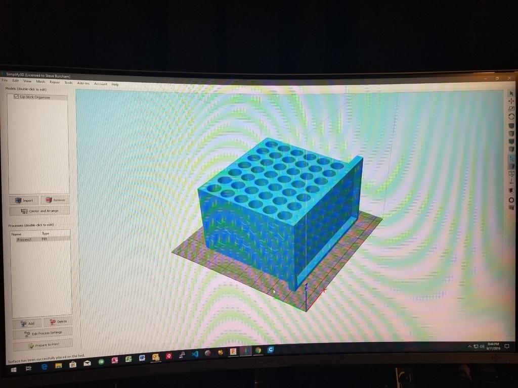 STL file Lip Stick Organizer・Model to download and 3D print・Cults